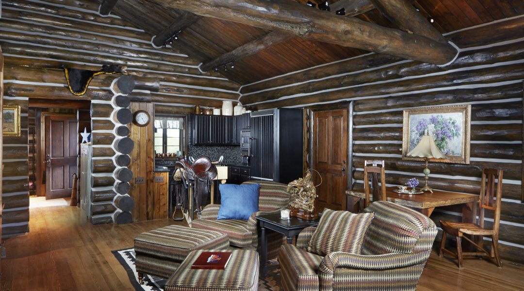 MONTANA Lower Guest Cabin Great Room - Cowboys and Indians Magazine