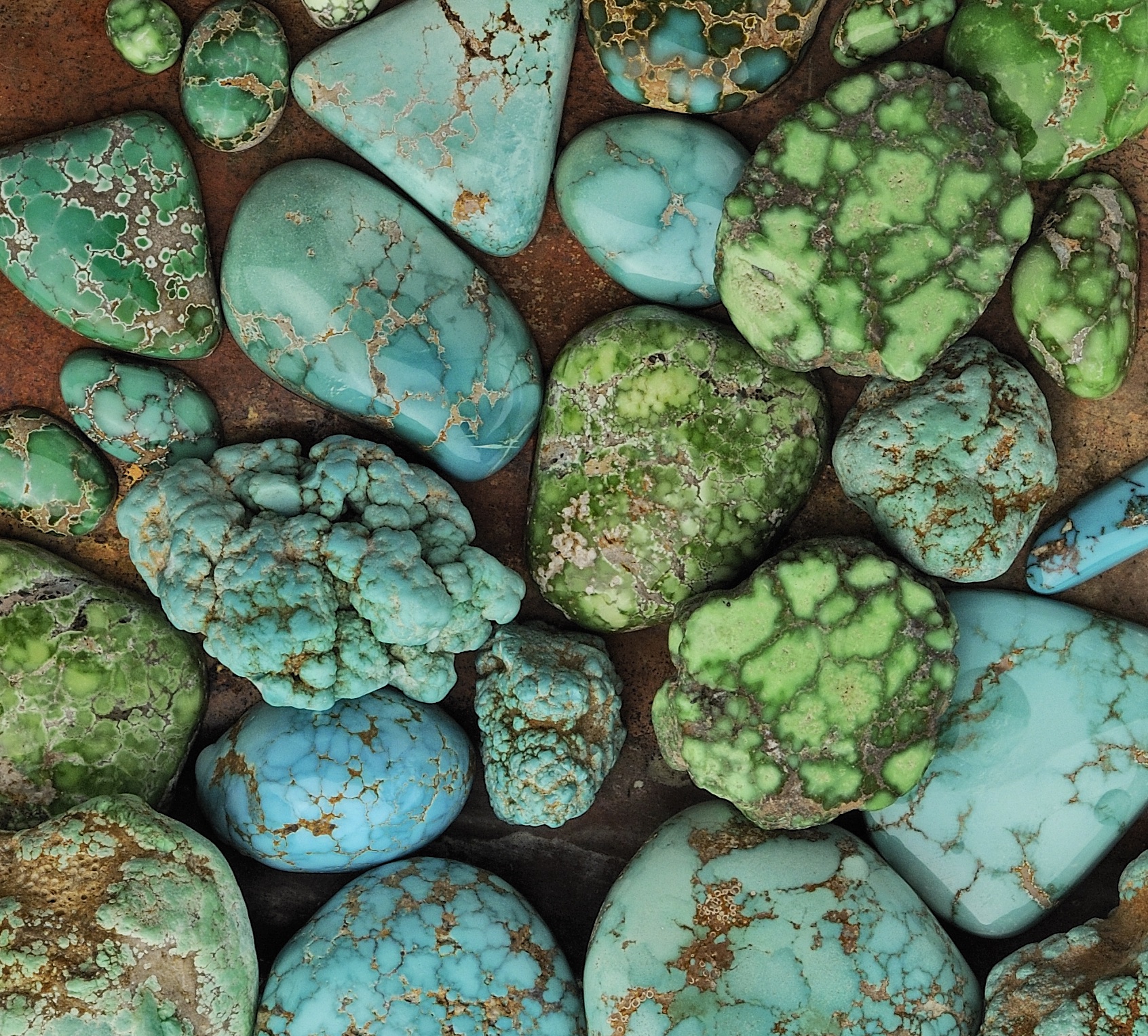 SUNWEST SILVER CO INC CARICO LAKE TURQUOISE CROP copy - Cowboys and ...