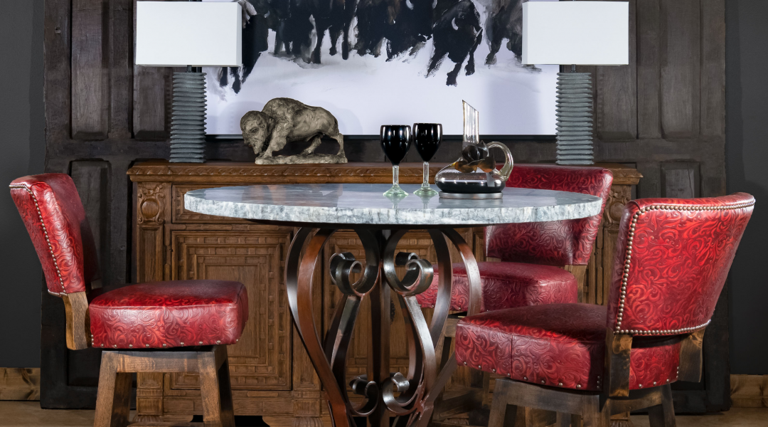 Adobe Interiors' Best Barstool Designs To Complete Your Western Home