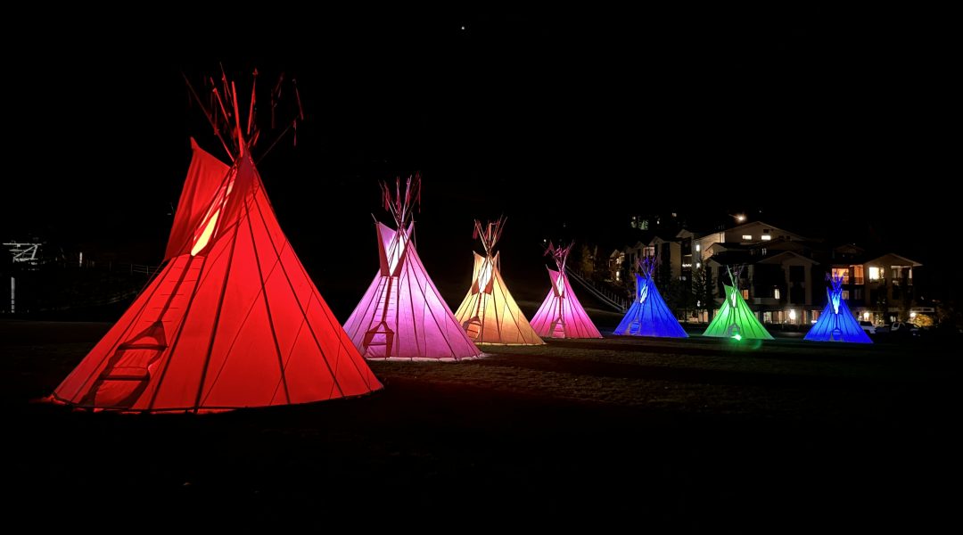 Lighting of the Teepees - Cowboys and Indians Magazine