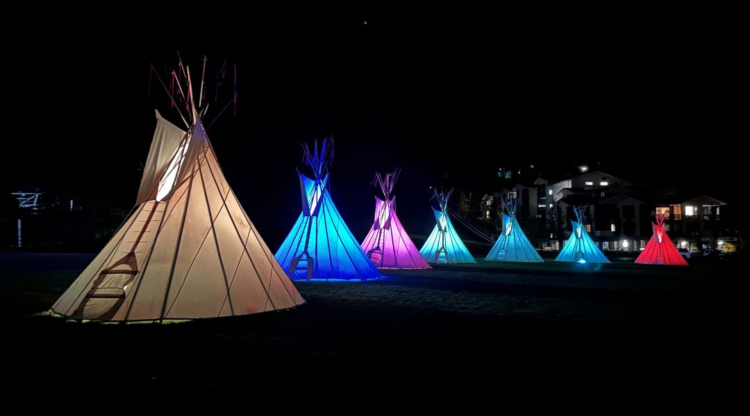 Lighting of the Teepees - Cowboys and Indians Magazine