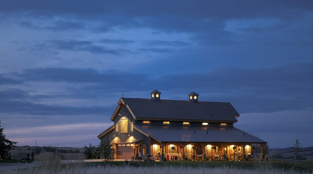 Rush-Jenkins-Timberlyne-Western-Luxury-Barn-exterior-night-shot ...