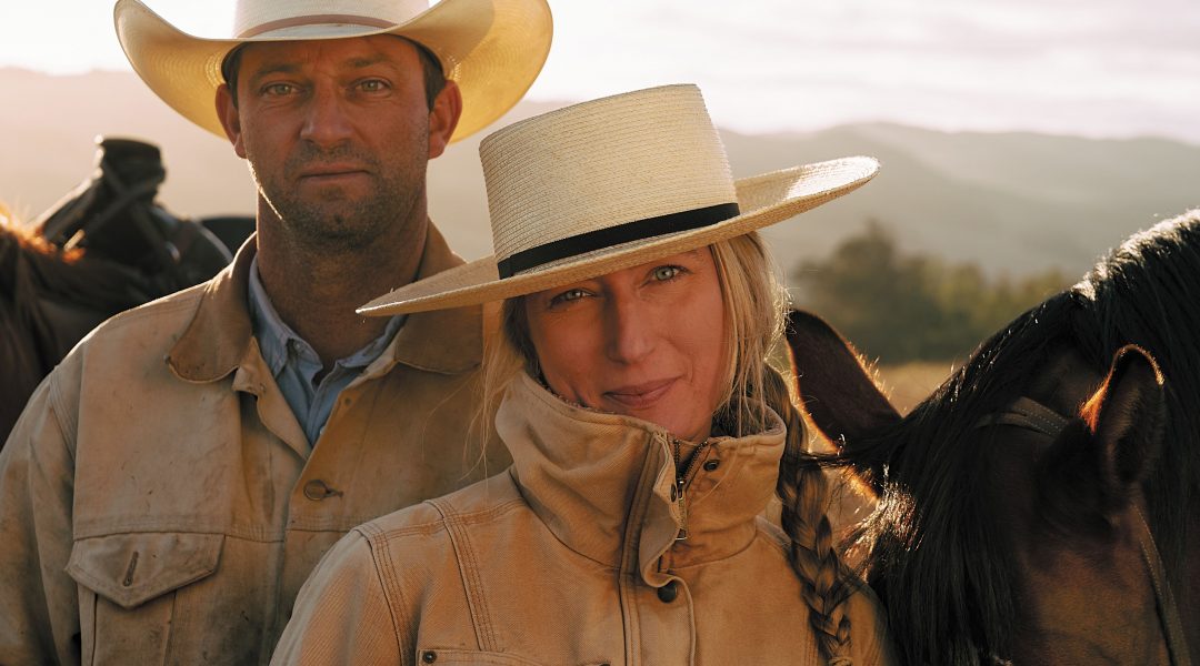 Elizabeth-Poett-with-father - Cowboys and Indians Magazine