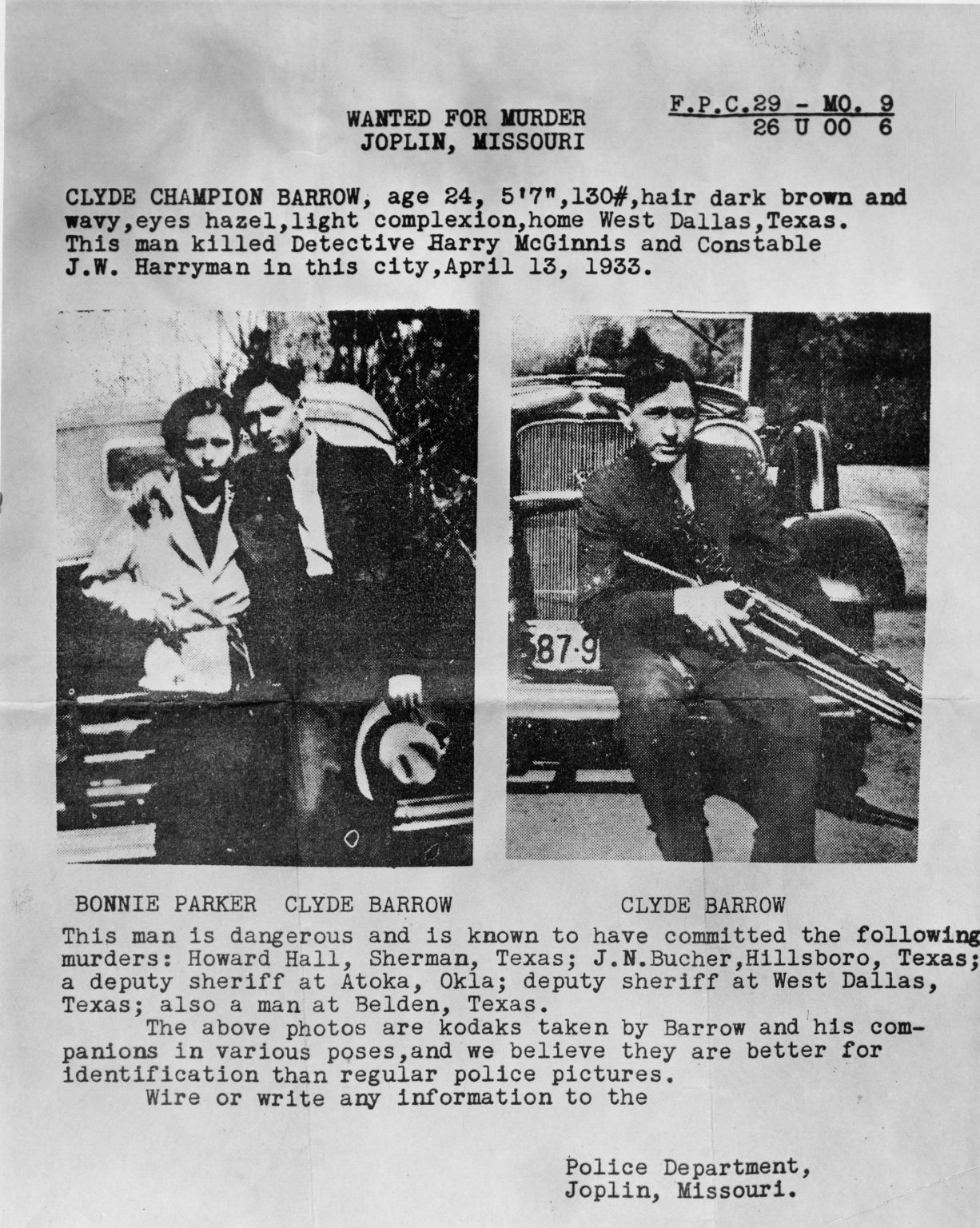 The Bloody Last Day Of Bonnie And Clyde