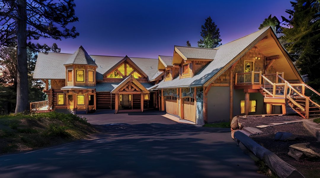 Log-Castle-Twilight-at-the-Log-Castle - Cowboys and Indians Magazine