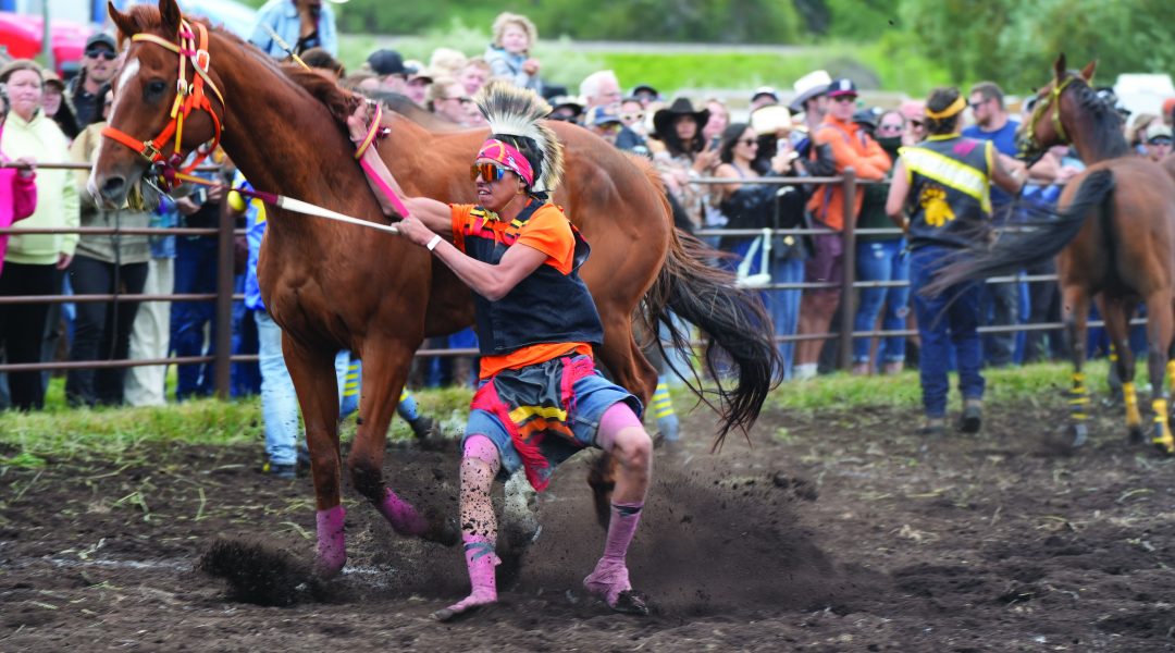 North American Indian Relay Racing In Montana