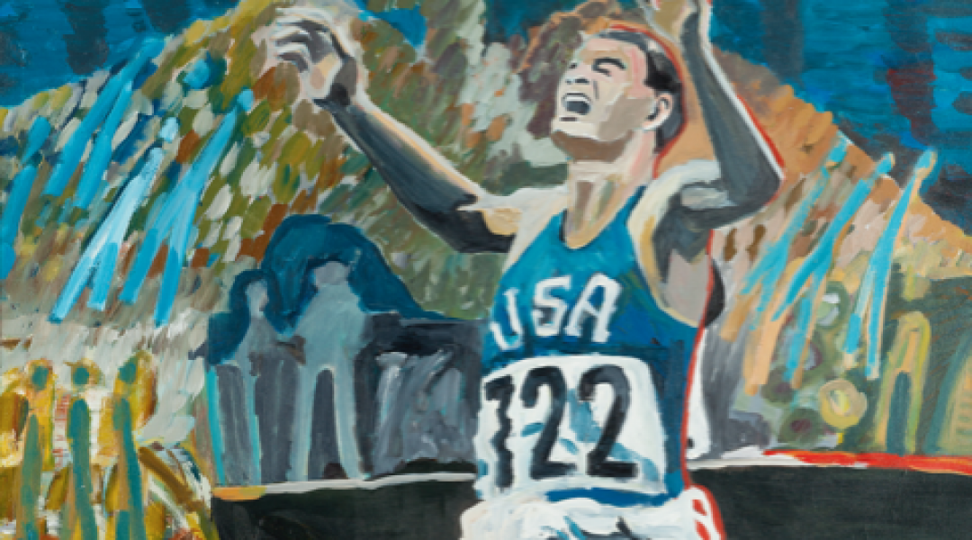 Billy-Mills-Wings-of-an-Eagle-painting - Cowboys and Indians Magazine